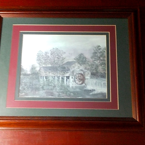 Art | Artist Lilah Riddles The Old Mill In Pigeon Forge Tn Signed 96 ...